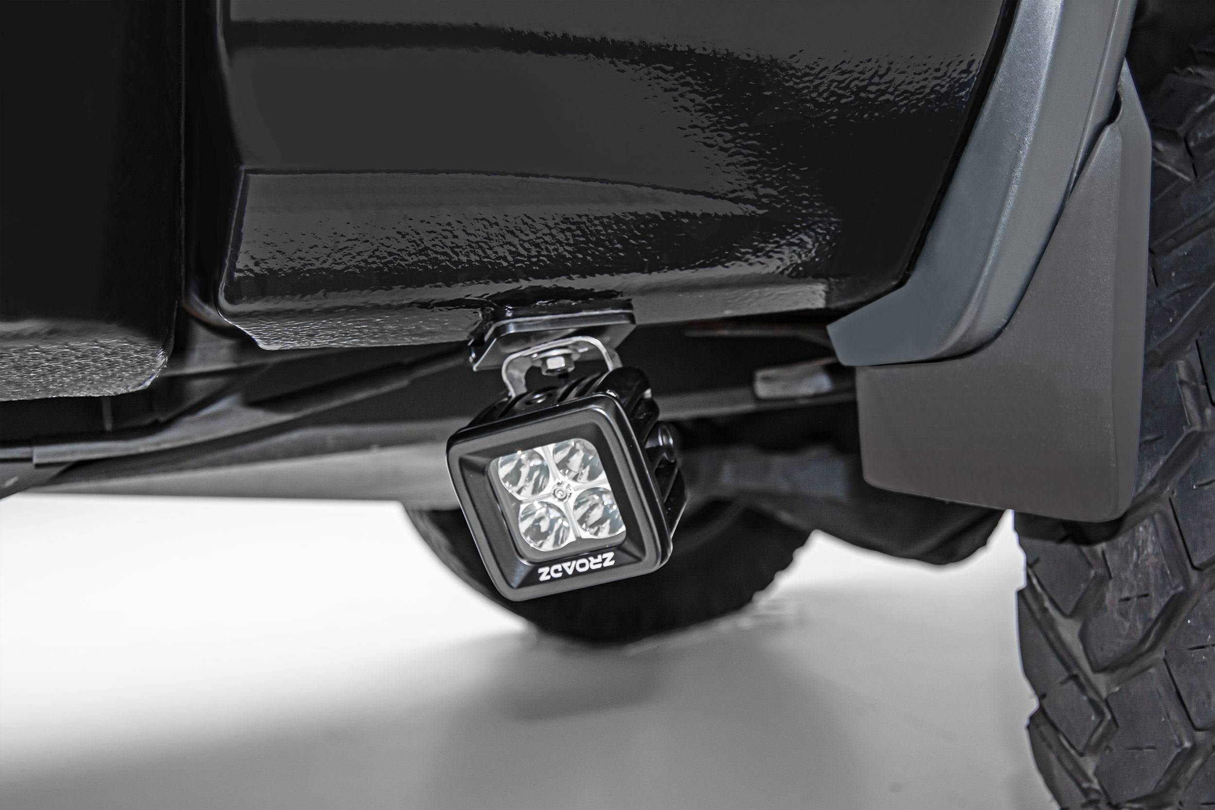 Universal Panel Clamp LED Bracket to mount (2) 3 Inch LED Pod Lights ...